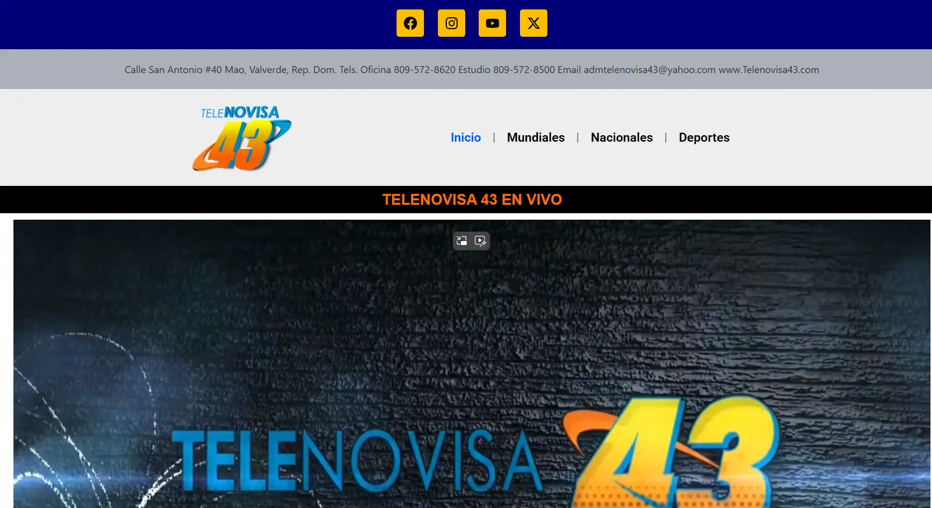 Inicio - Telenovisa 43